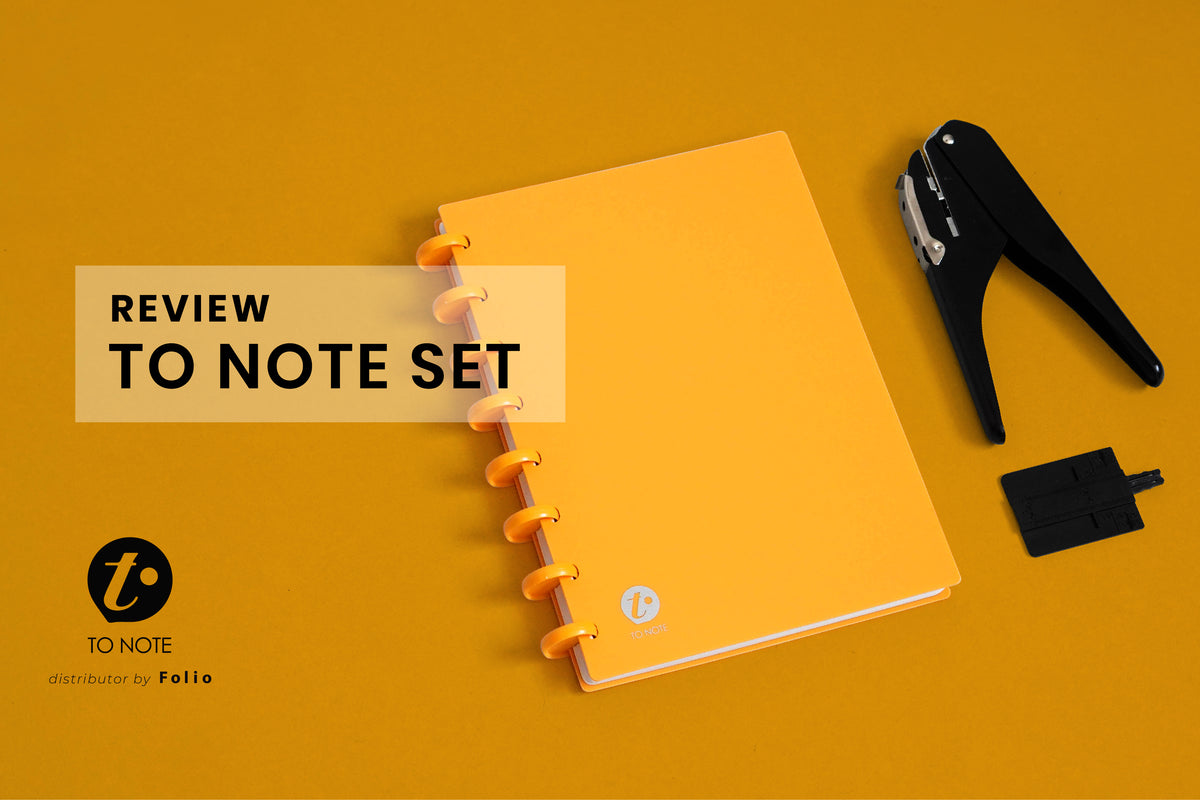 TO NOTE REVIEW : TO NOTE SET ชุดสมุดโน้ตพร้อมที่เจาะกระดาษ – Folio Brand
