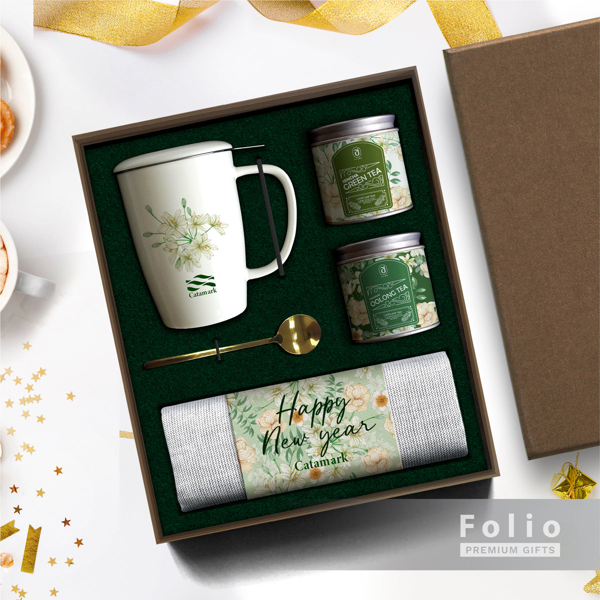 CERAMIC MUG AND PREMIUM TEA SET – Folio Brand