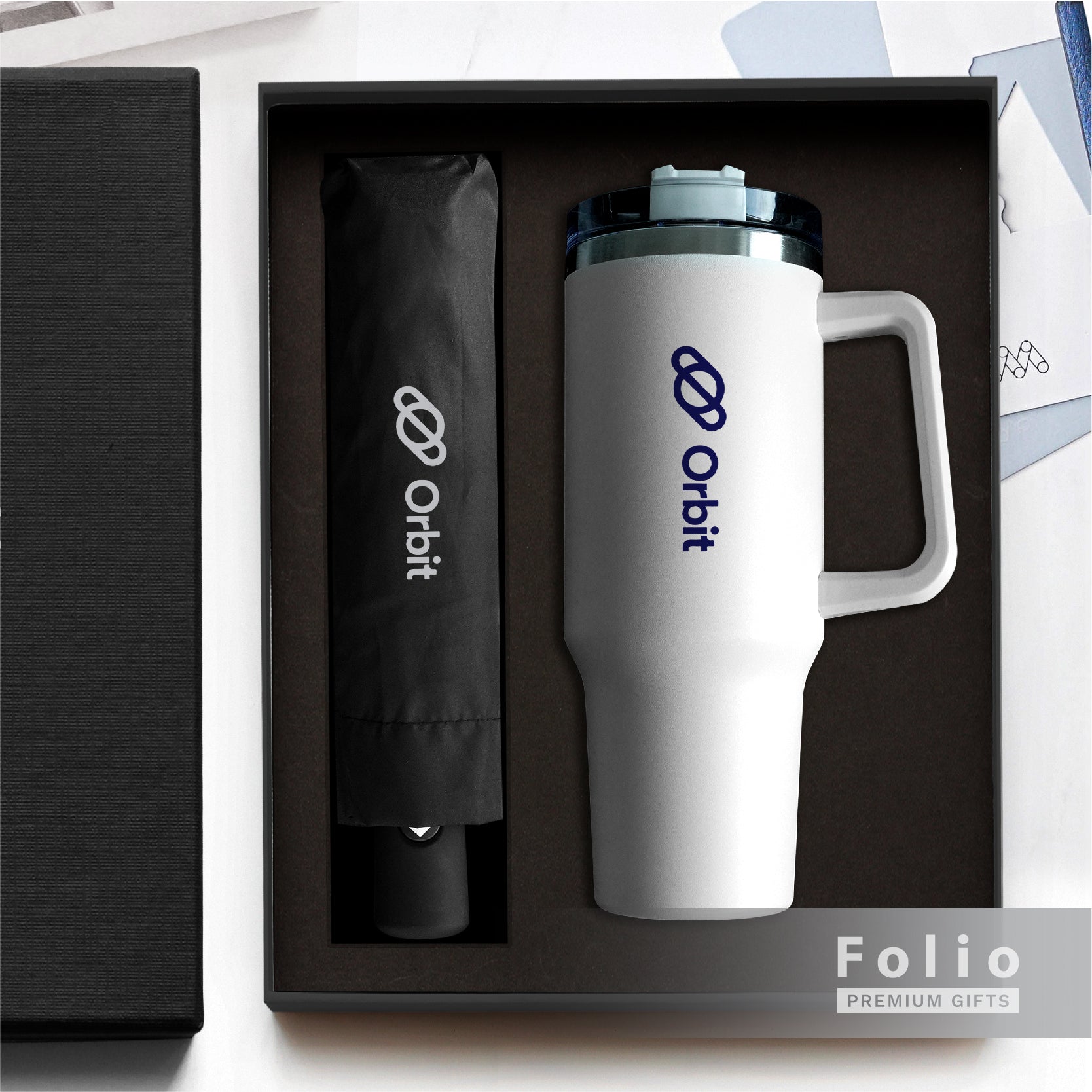 UMBRELLA AND TUMBLER SET – Folio Brand