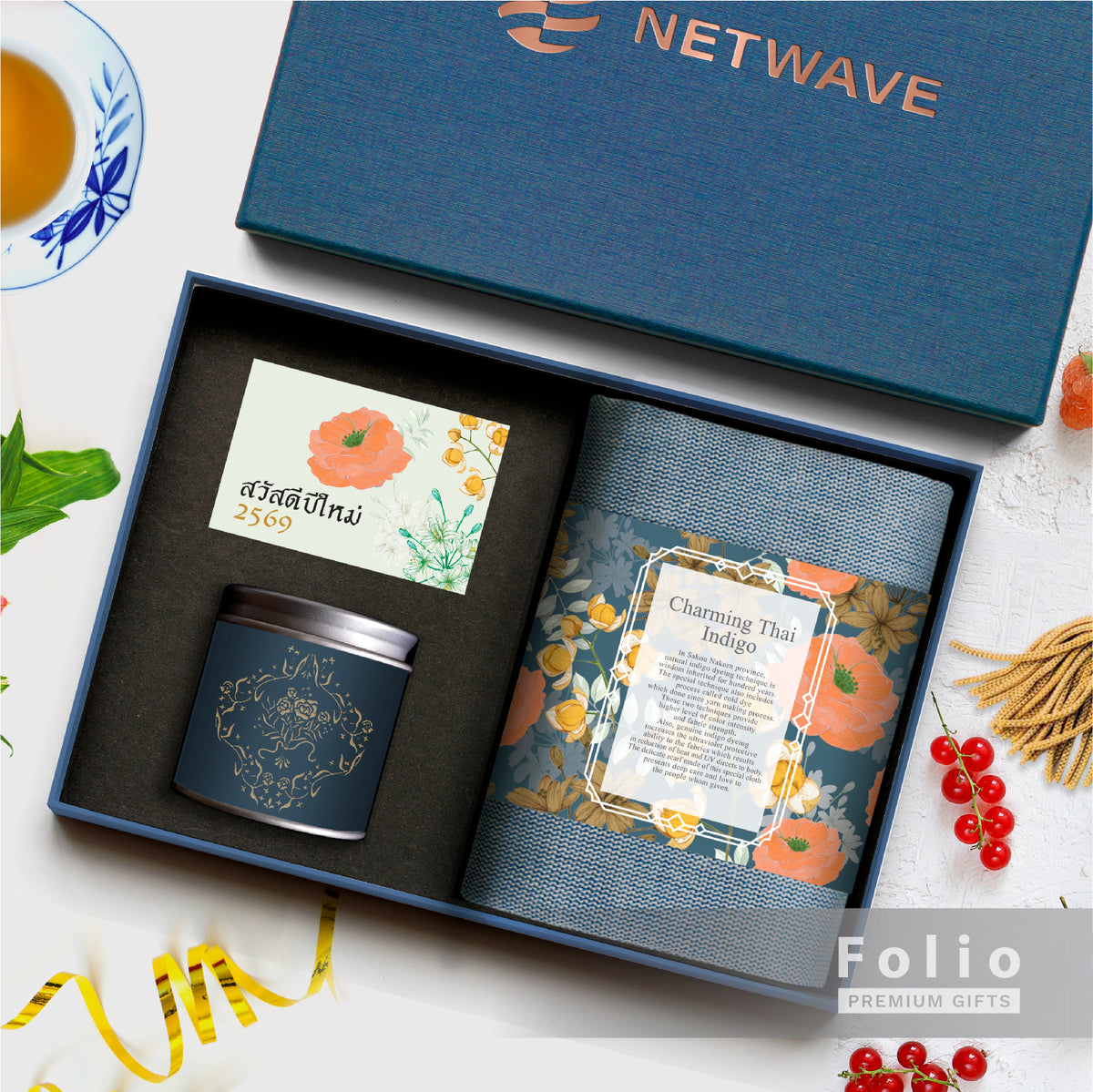 PREMIUM TEA SCARF – Folio Brand