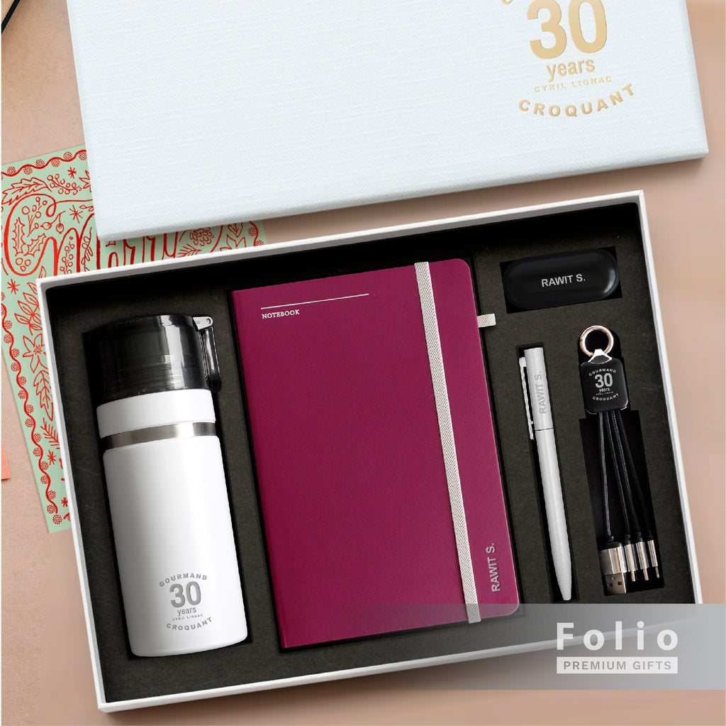 PREMIUM NOTEBOOK AND TUMBLER SET – Folio Brand